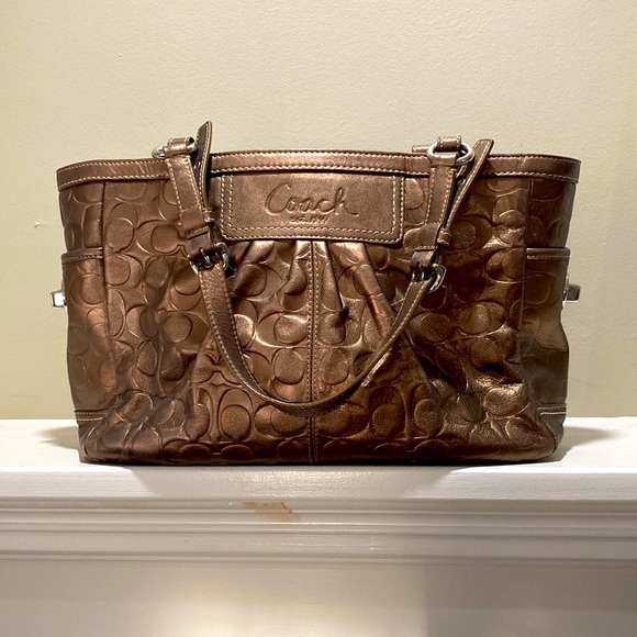 Coach | Bags | Authentic Coach Purse Copper Brown Color In Excellent ...